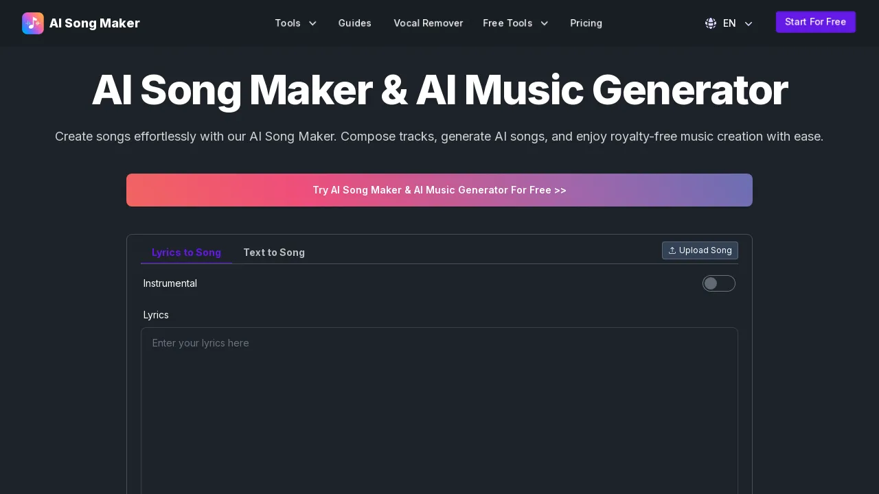 AI Song Maker & AI Music Generator - BestofAI